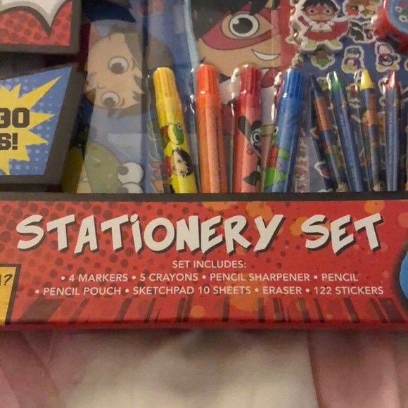 Ryan’s World | Other | Ryans Toys World Stationery Set | Poshmark